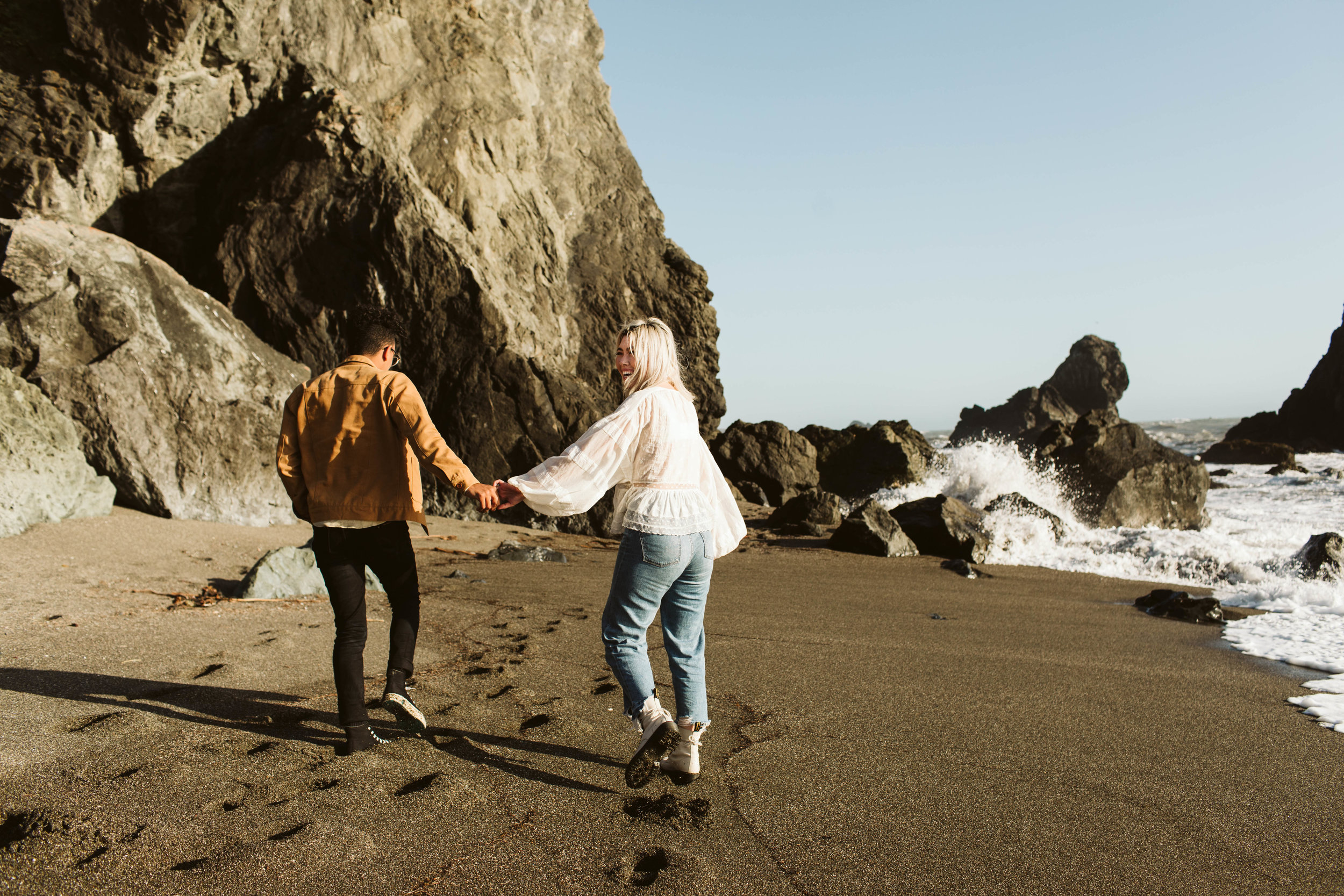 Ellie and Justin | Shell Beach, California Styled Couples Session ...